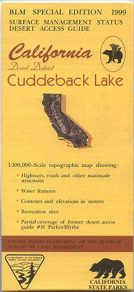 BLM: Cuddeback Lake Map